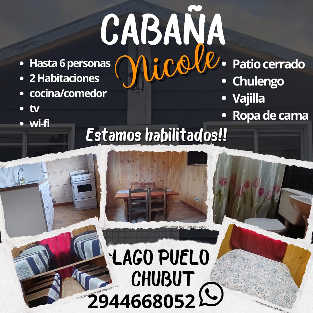 Cabaña Nicole - Lago Puelo - Todo el Año - Turismo